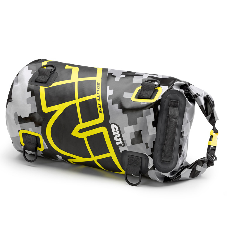 Givi EA114CM Waterproof Rear Rack Bag 30 Liter, Camouflage Grey ...