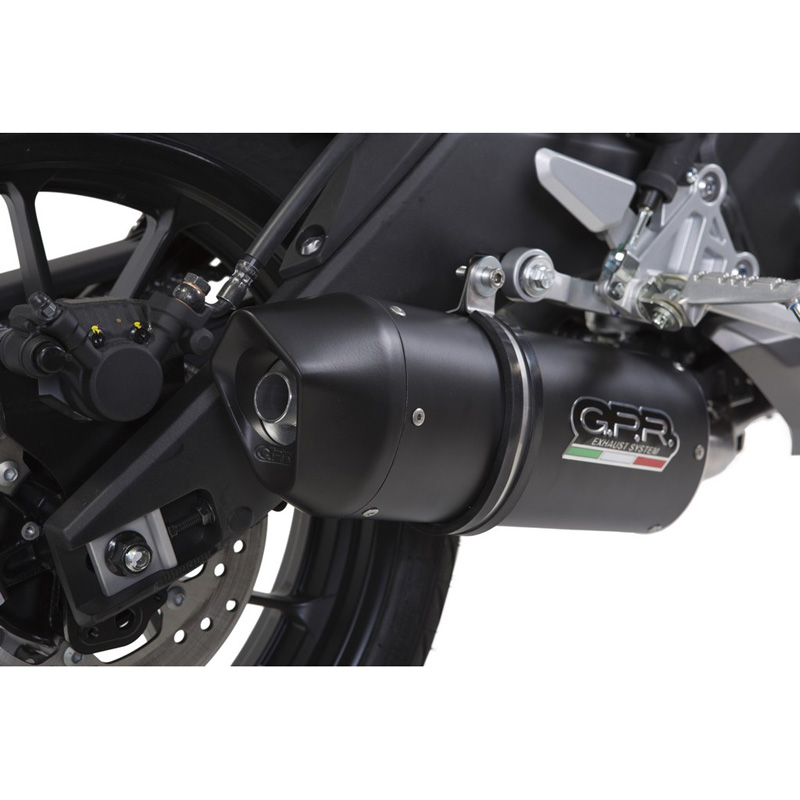 GPR Y.205.FUNE Furore Evo4 Nero Slip-on Exhaust for Yamaha MT-125 '17 ...