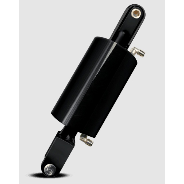 Platinum 1723-VICST-Bagger Gloss Black Air Ride Bleed Feed Suspension ...