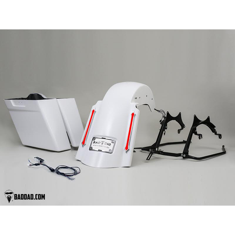 Bad Dad 81174 Complete Summit Kit With Taillights for Harley 200mm ...