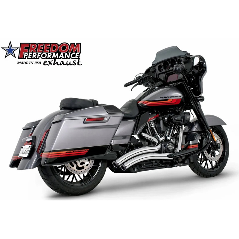 Freedom Performance HD01243 Sharp Curve Radius Exhaust, Chrome/Black ...