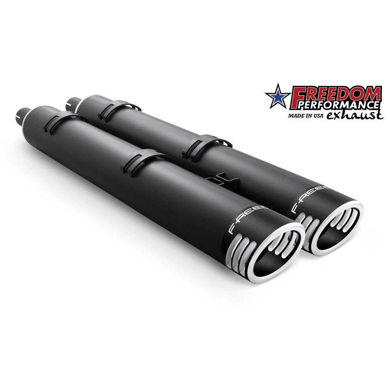 Freedom Performance IN00040 Racing 4" Slip-on Exhausts, Black for ...