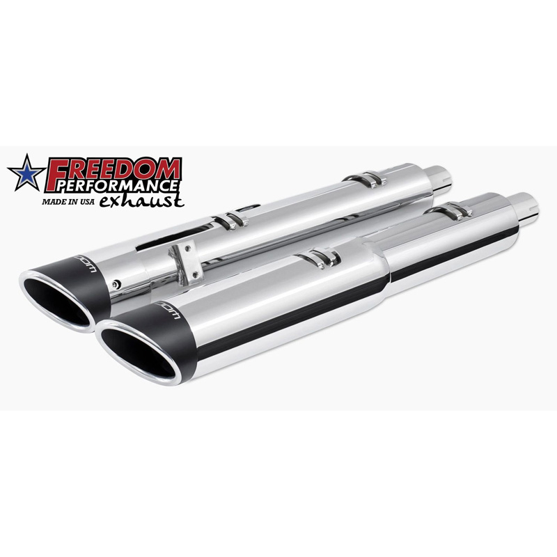 Freedom Performance IN00208 4.5" 2 Step Slip-ons Exhaust, Chrome for ...