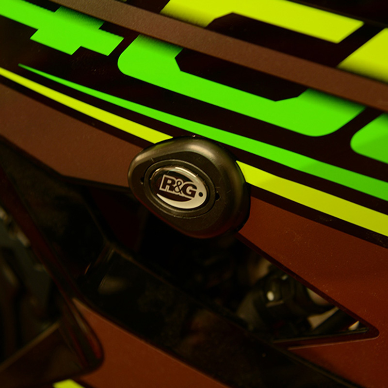 R&G CP0482WH Aero Race Crash Protectors, White for Kawasaki Ninja 250/ ...