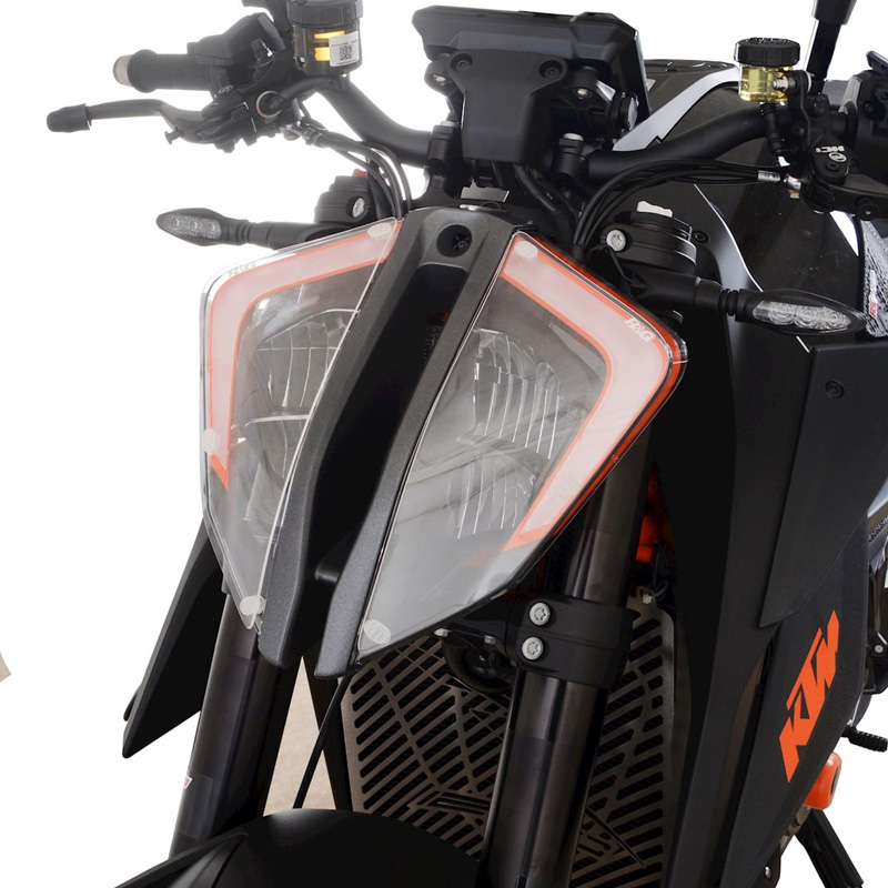 R&G HLS0114CL Headlight Shield, Clear for KTM 1290 Super Duke R '20 ...