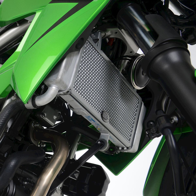 R&G RAD0242BK Radiator Guard, Black for Kawasaki Ninja 125 / Z125 (2019 ...
