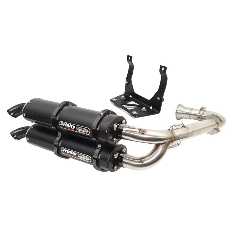 Trinity TR-4161D-C2 Stage 5 Dual Full Exhaust, Cerakote Black for ...