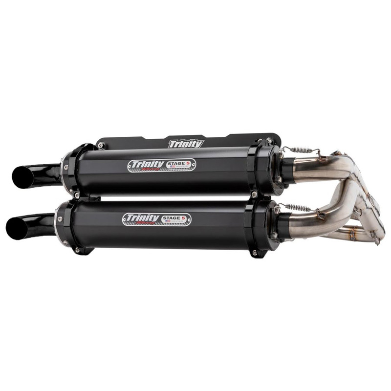 Trinity TR-4166D-C2 Stage 5 Dual Full Exhaust, Cerakote Black for ...