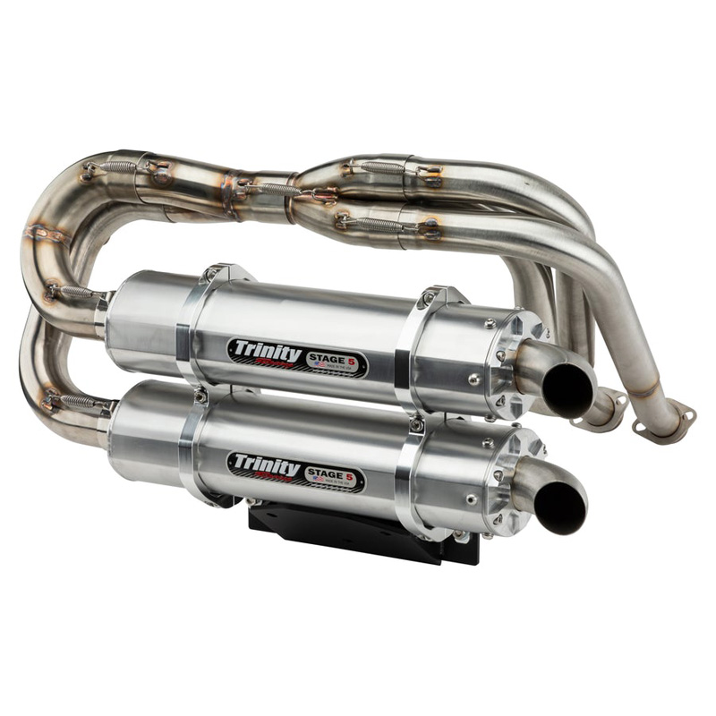 Trinity TR-4168D Stage 5 Dual Full System Exhaust, Brushed for Arctic ...