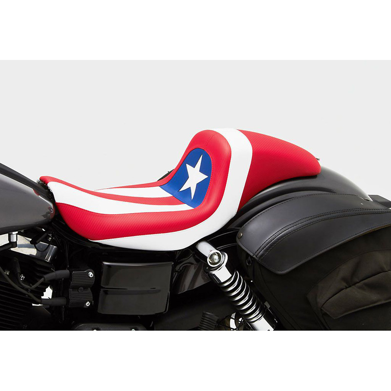 Corbin HD-STRT-G-CA Gunfighter Seat w/ America Pattern for Harley ...