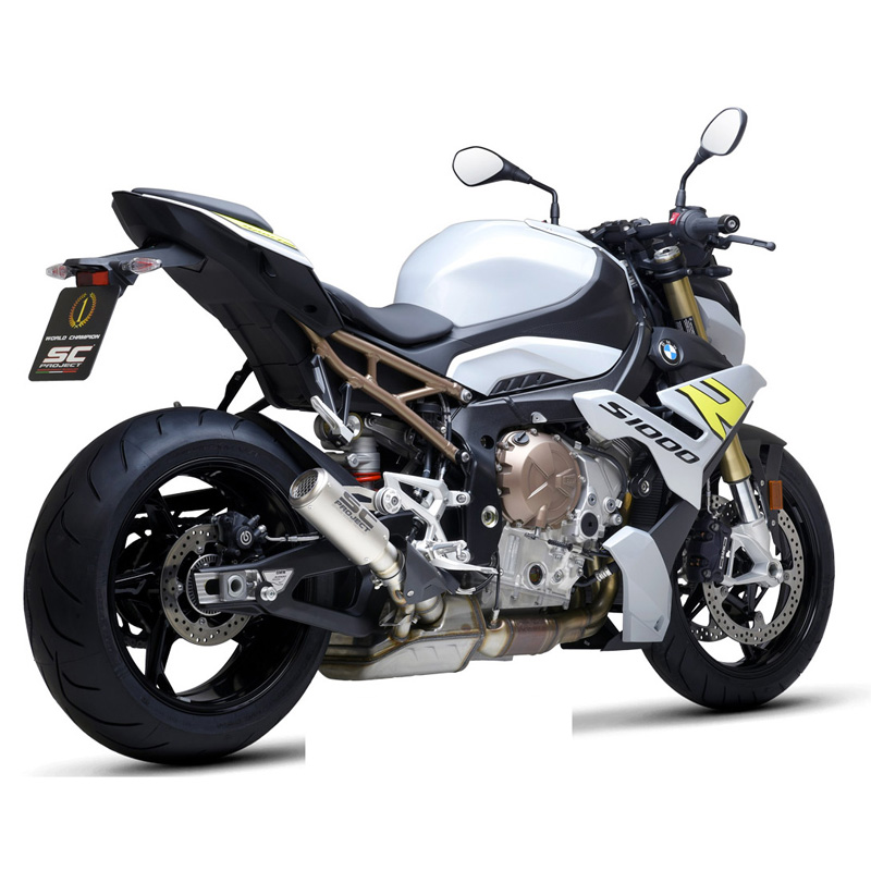 SC-Project B39-50TR CR-T Slip-on Exhaust, Titanium for BMW S1000R '21 ...
