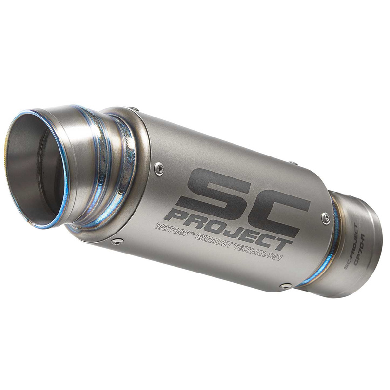 SC-Project Y11-DET70T GP70-R Half System Exhaust, Carbon for Yamaha YZF ...