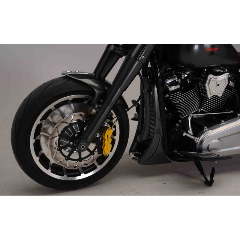 NLC ST-1040-3 Engine Spoiler, Black for Harley Softails (2018 ...
