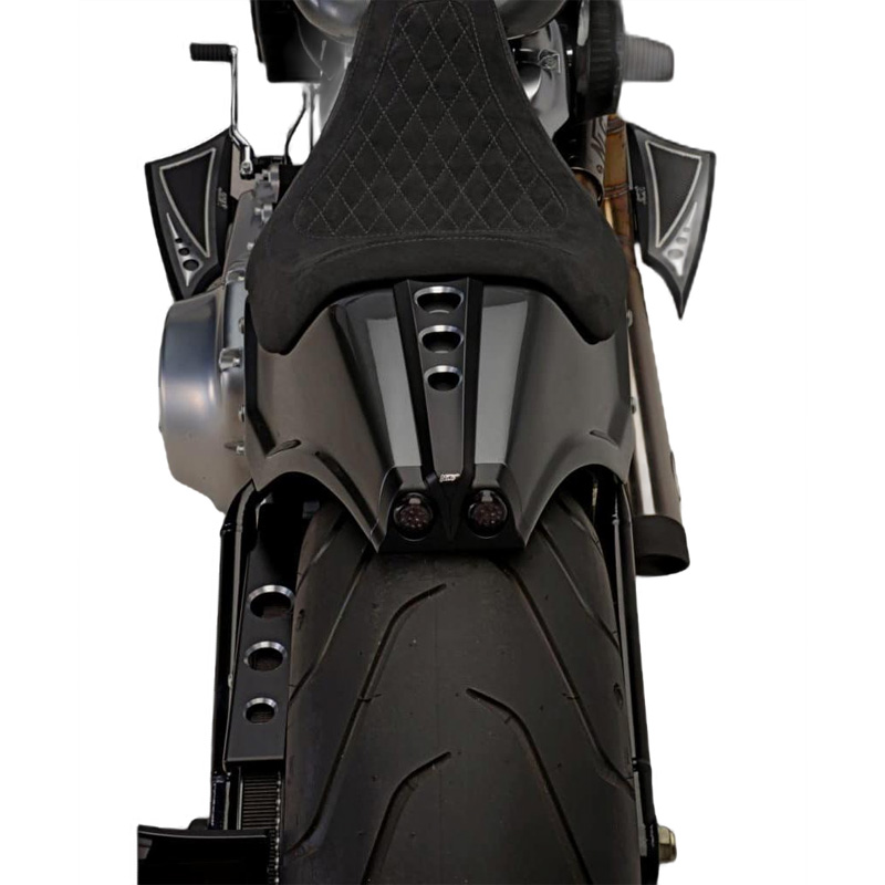NLC ST-4060-3 Rear Fender and Seat Kit, Black for Softail M8 Breakout ...
