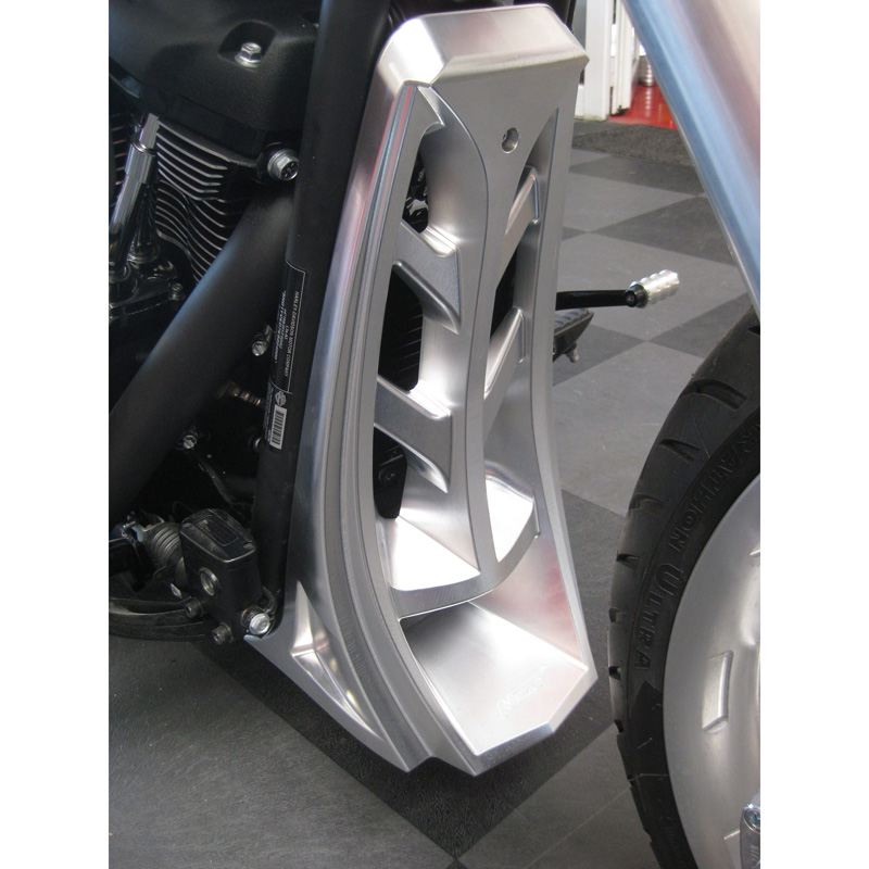 NLC ST-AL1010 Billet Aluminum Chin Fairing for Harley-Davidson Softail ...