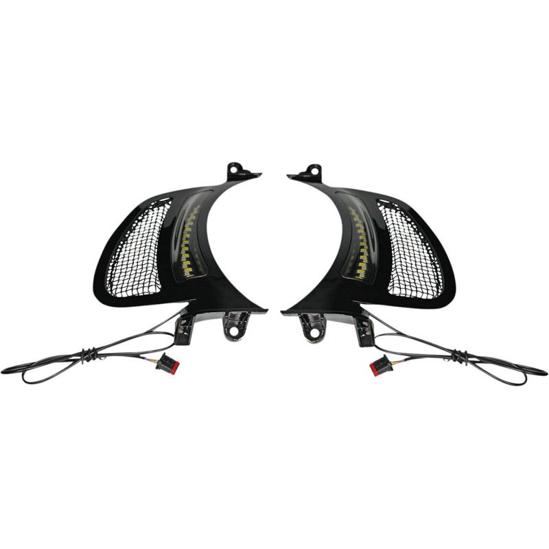 Custom Dynamics CD-RG-V-AW2-BB Vent Inserts Turn Signals, Black for ...