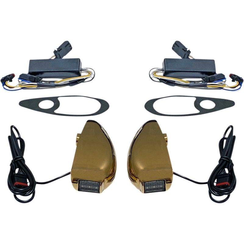 Custom Dynamics PB-RG-TS-15-G ProBEAM Road Glide Turn Signals, Gold for ...
