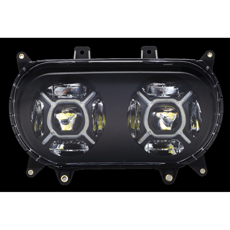 Custom Dynamics PG-RG-B Proglow Double-X LED Headlight, Black for ...