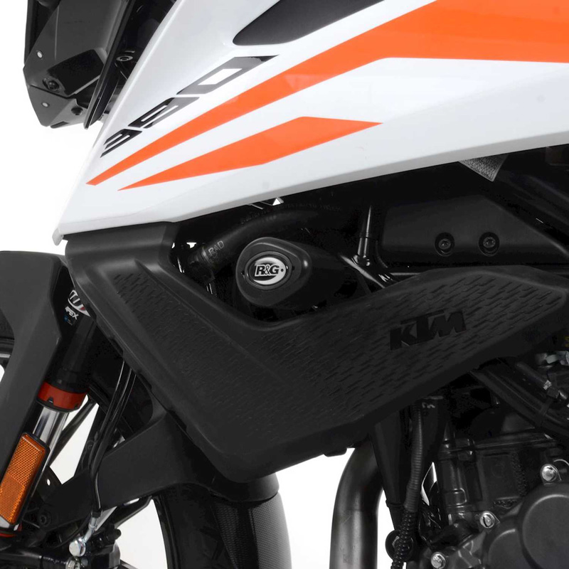 R&G CP0534WH Aero Style Crash Protectors for KTM 390 Adventure (2020 ...