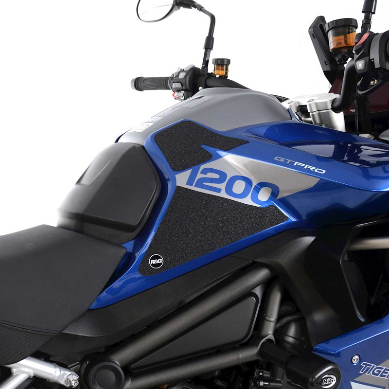 R&G EZRG828BL Tank Traction Grips, 2 Pieces for Triumph Tiger 1200 ...
