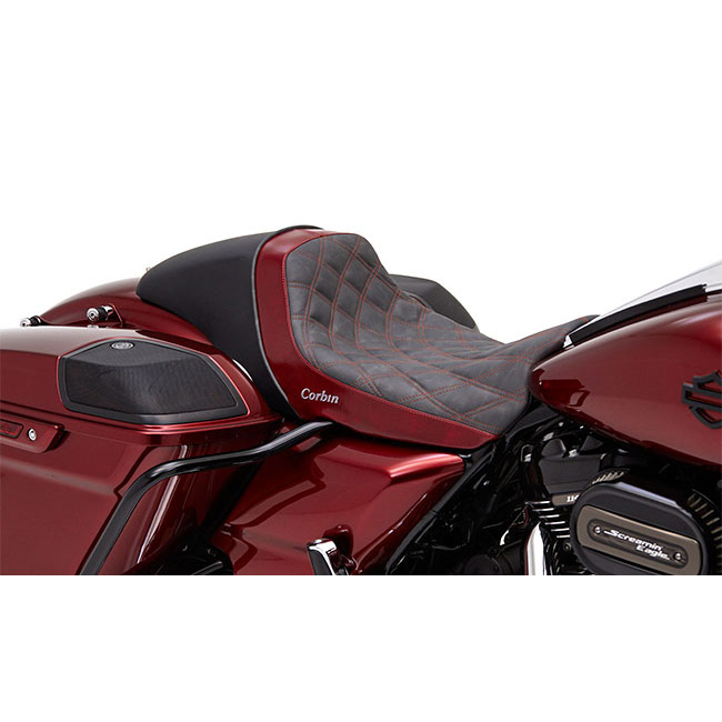 Corbin HD-RK-9-W The Wall Seat(No Heat) for Harley Road King (2009 ...