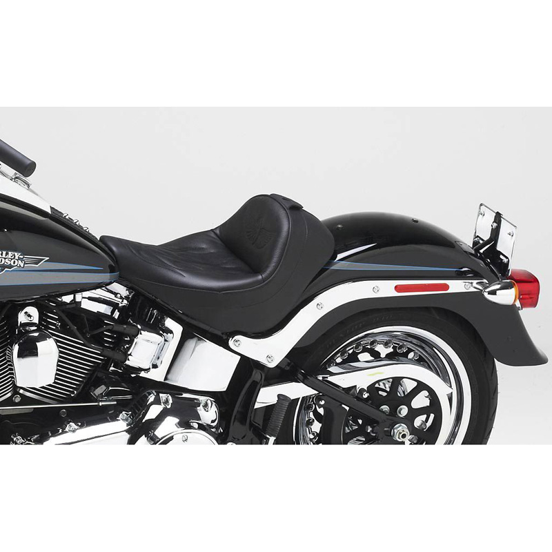 Corbin HD-ST10-CS-E Close Solo Seat(Heated) for Harley Softail Custom ...