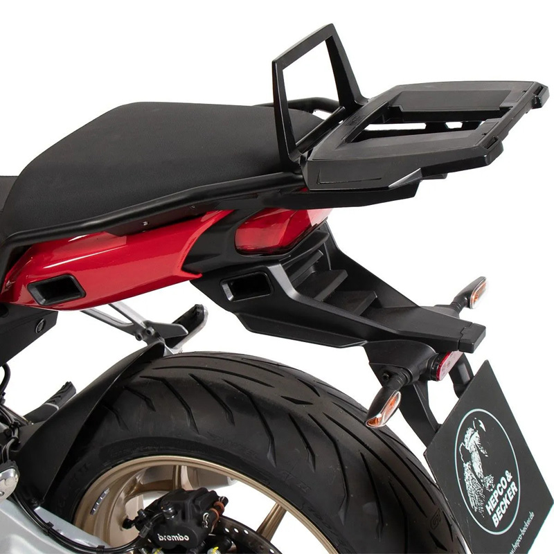 Hepco & Becker 652.557 01 01 Rear Alurack for Moto Guzzi V100 Mandello ...