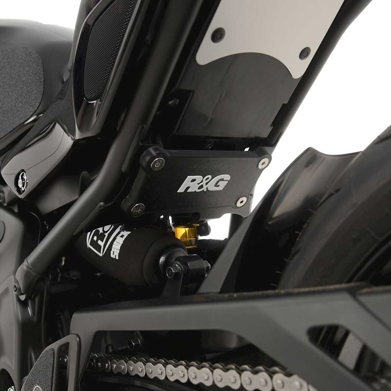 R&G BLP0126BK Rear Foot Rest Blanking Plate for Yamaha XSR900 (2022 ...
