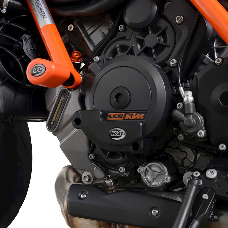 R&G ECS0165BK Engine Case Slider, LHS for KTM 1290 Super Duke R '20 ...