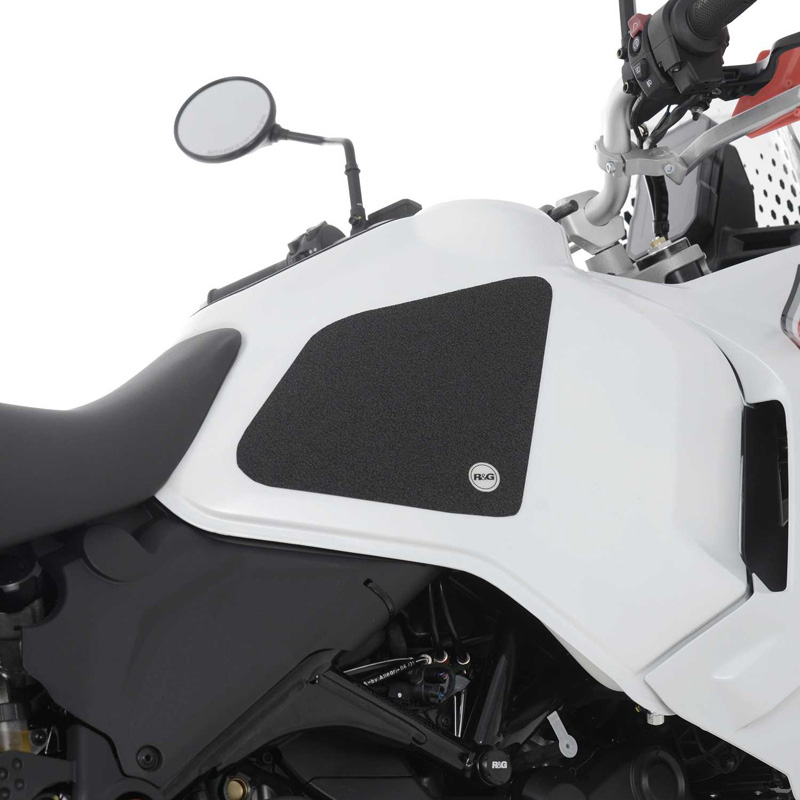 R&G EZRG229BL Tank Traction Grips for Ducati DesertX (2022 ...