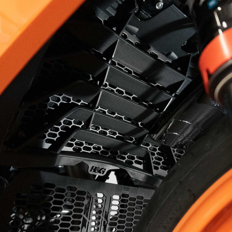R&G RAD0285PROBK Pro Radiator Guard for KTM / Husqvarna models ...