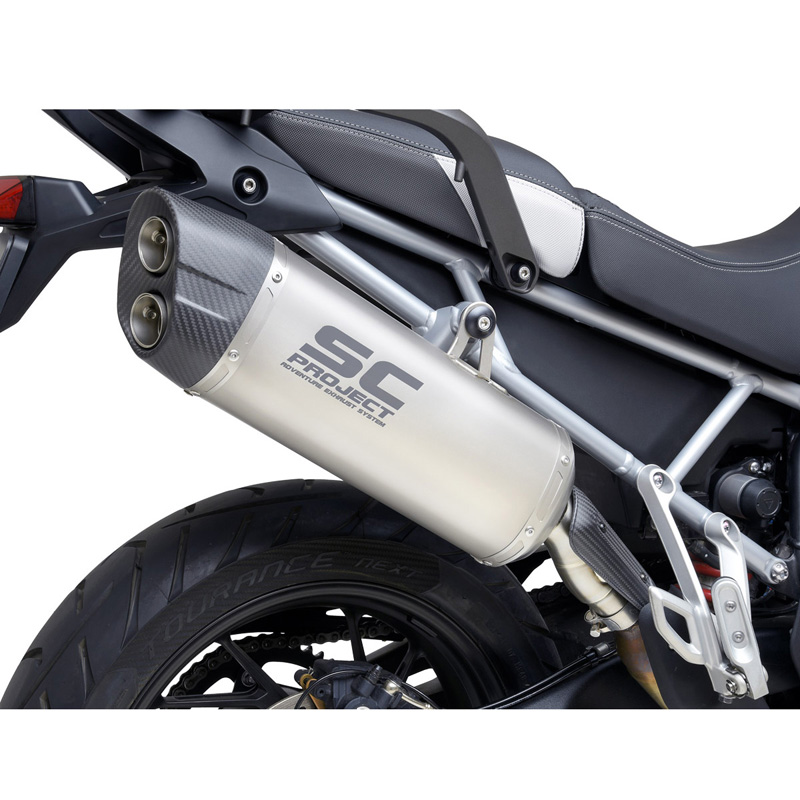 SC-Project T27-85T EURO 5 Adventure Slip-on Exhaust, Titanium for ...