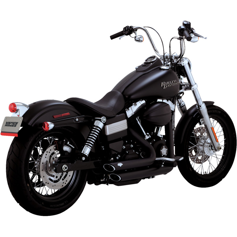 Vance & Hines 47327 Shortshots Staggered Exhausts, Matte Black for ...
