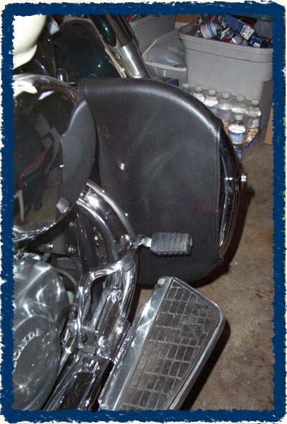 Sage Brush Engine Guard Chaps - Shadow 750 ACE with Cobra Bar ...