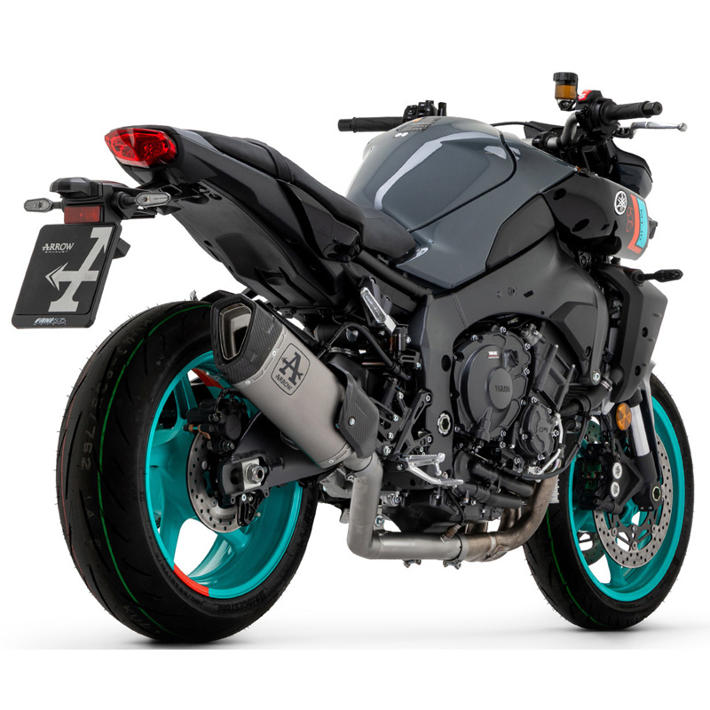 Arrow 71007PT Pista Racing Exhaust, Titanium for Yamaha MT-10 '22 ...