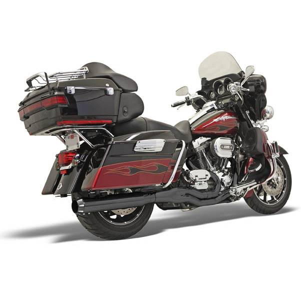 Bassani FLH-757B Black Road Rage 2:1 B4 Exhaust, Straight for Harley ...