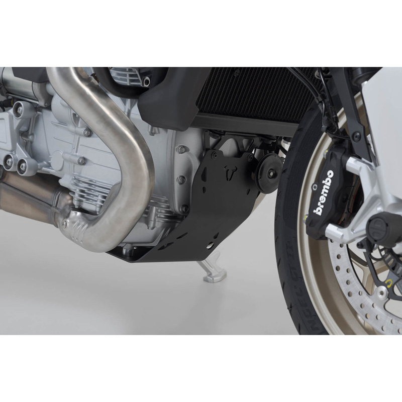 Sw-Motech MSS.17.038.10000/B Skid Plate, Black for Moto-Guzzi V100 ...
