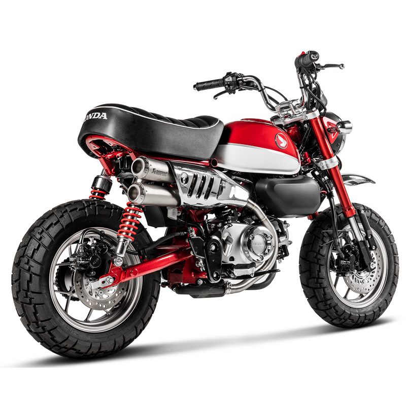 Akrapovic S-H125SO5-FFT Slip-on Line Exhaust for Honda Monkey '17-'19 ...