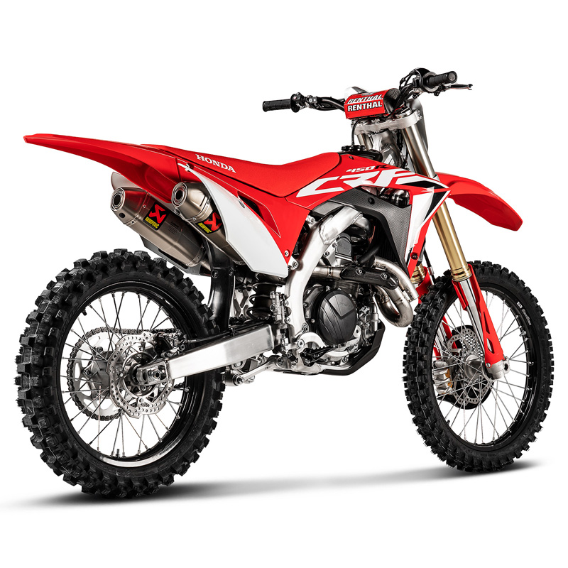 Akrapovic S-H4MR16-CIQTA Racing Line Full Exhaust, Silver for Honda ...