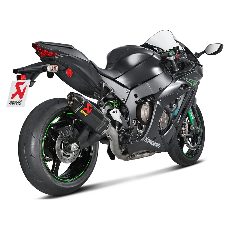Akrapovic S-K10E9-ZC Evolution Line Full Exhaust for Kawasaki ZX-10R '16-'20 & RR '17-'19 ...