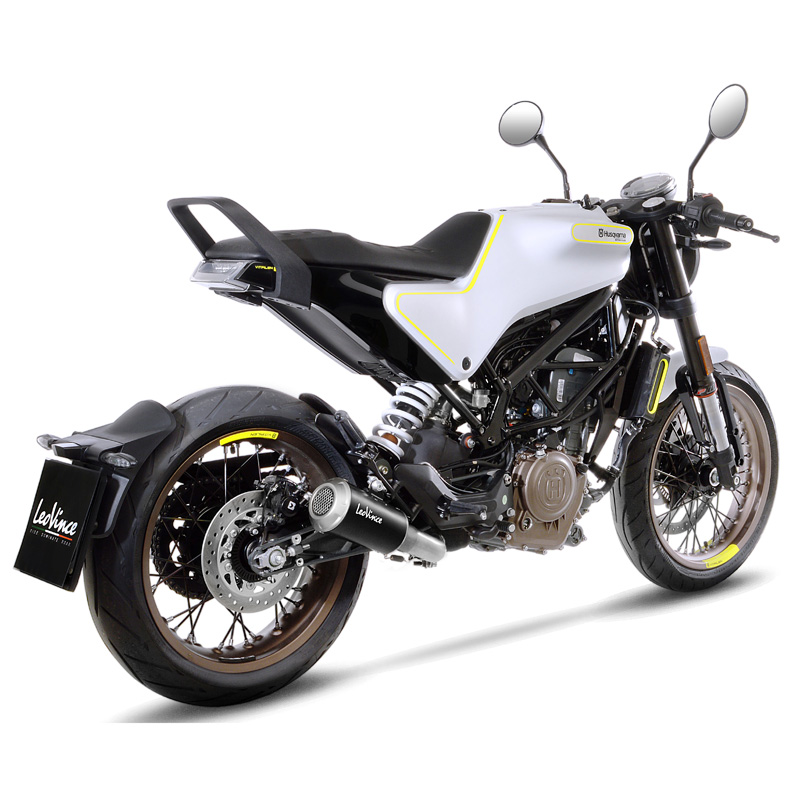 LeoVince 15219B LV-10 Black Slip-on Exhaust for Husqvarna Svartpilen ... LeoVince 15219B LV-10 Black Slip-on Exhaust for Husqvarna Svartpilen ...