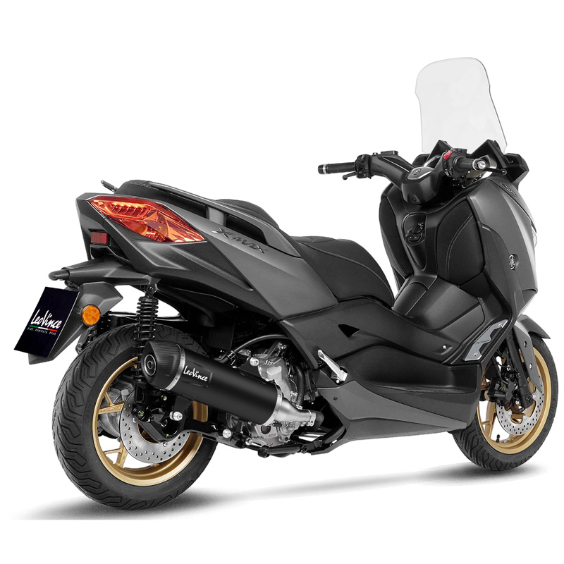 LeoVince 14077 Nero Slip-on Exhaust, Black for Yamaha XMAX '21 ...