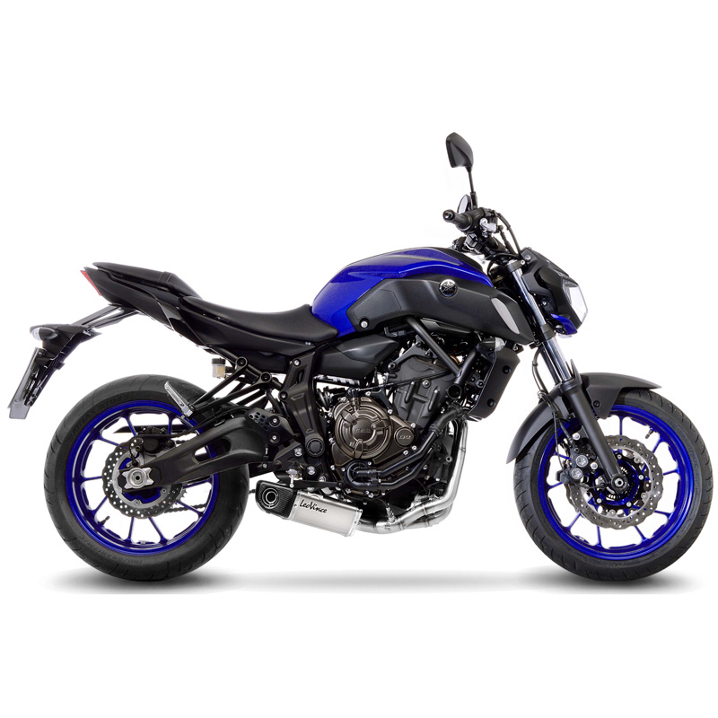 LeoVince 14148 Underbody Full Exhaust, Titanium for Yamaha MT-07/FZ-07 ...