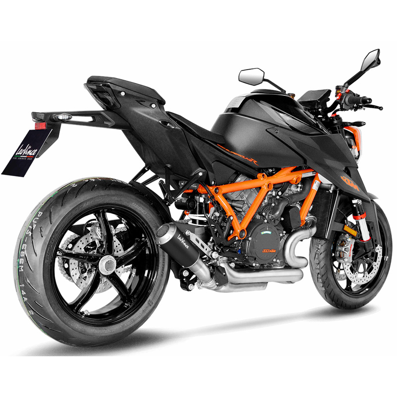 LeoVince 15243B LV-10 Black Slip-on Exhaust for KTM 1290 Super Duke R ... LeoVince 15243B LV-10 Black Slip-on Exhaust for KTM 1290 Super Duke R ...
