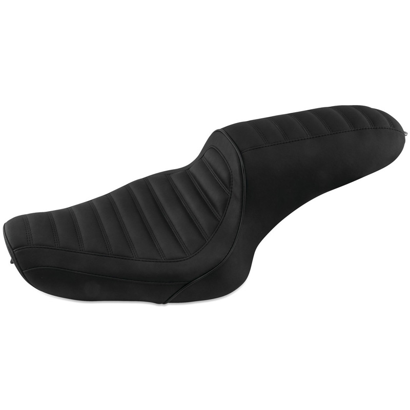 Mustang 74103 Revere Journey Stripe One-Piece Seat for Harley Sportster ...