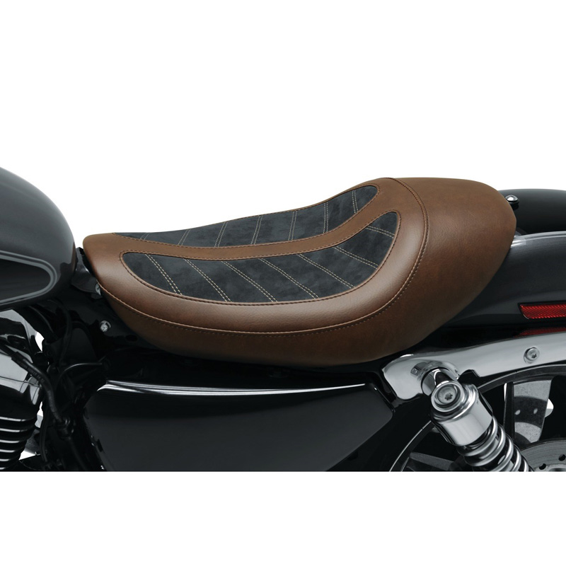 Mustang 76296 Skyline Signature Series Solo Seat for Harley Sportster ...