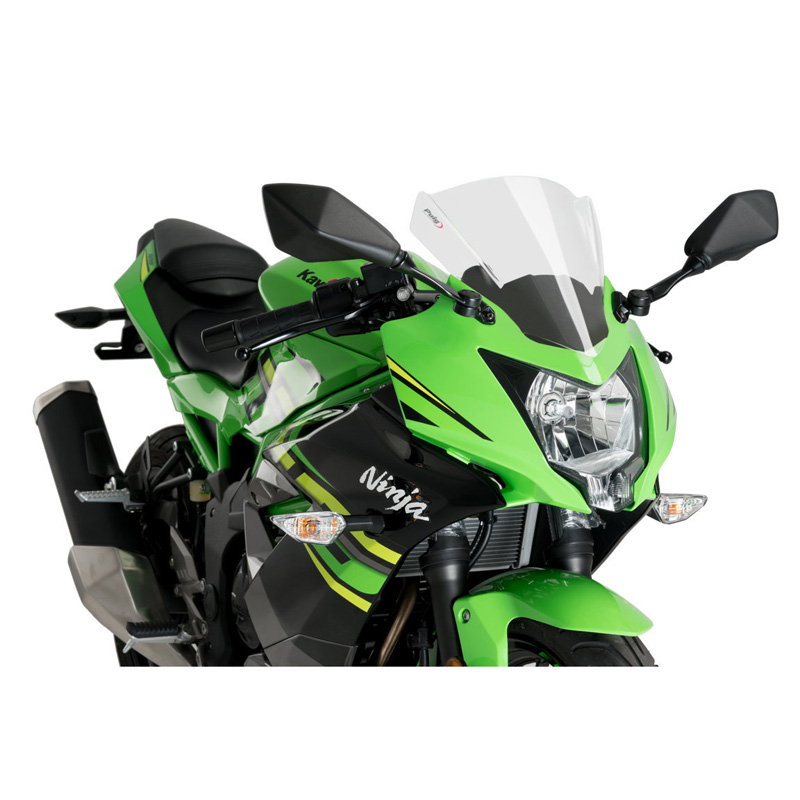 Puig 3539W Z-Racing Windshield for Kawasaki Ninja 125 (2019 ...