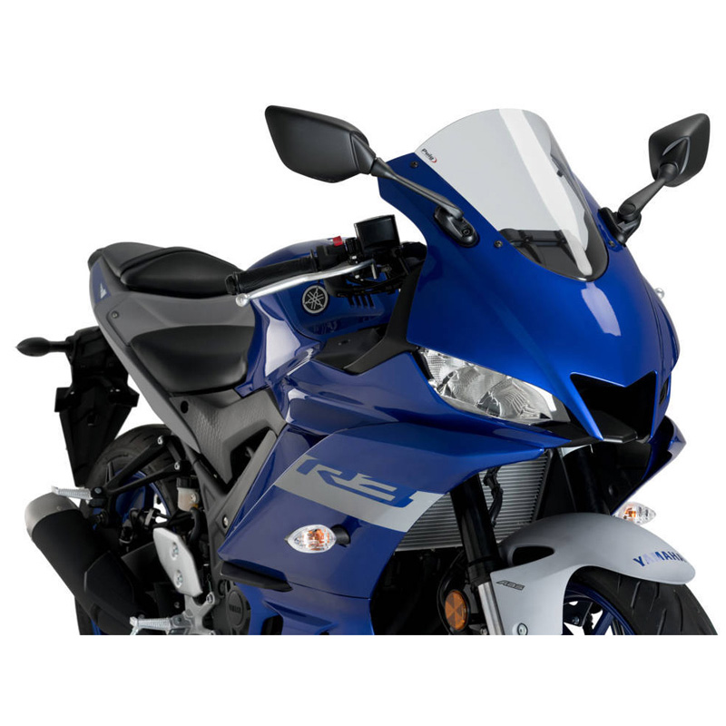 Puig 3737W R-Racer Windshield for Yamaha YZF-R3 (2019-) | Accessories ...
