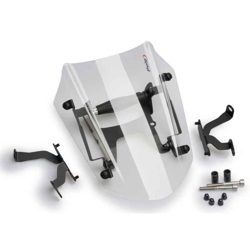 Puig 3773W New Generation Adjustable Sport Windshield for Ducati Diavel ...