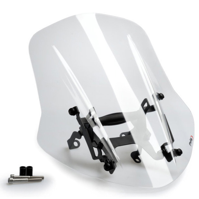 Puig 3775W New Generation Adjustable Touring Windshield for Ducati ...